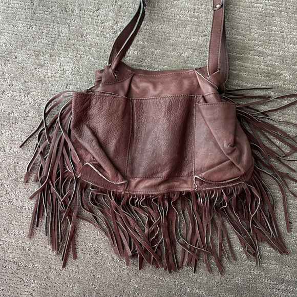 Cut & Paste | Bags | Cut N Paste Leather Fringe Multipocket Bag | Poshmark